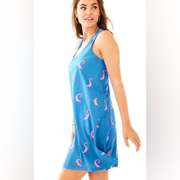Lilly Pulitzer | Dresses | Lilly Pulitzer Melle Razorback Dress In Blue ...